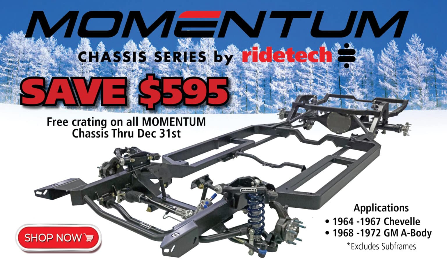 FREE Crating on MOMENTUM Thru 12/31!